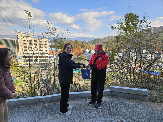 창원시 성산구 웅남동, 산불감시원 복무 점검 및 노고 격려